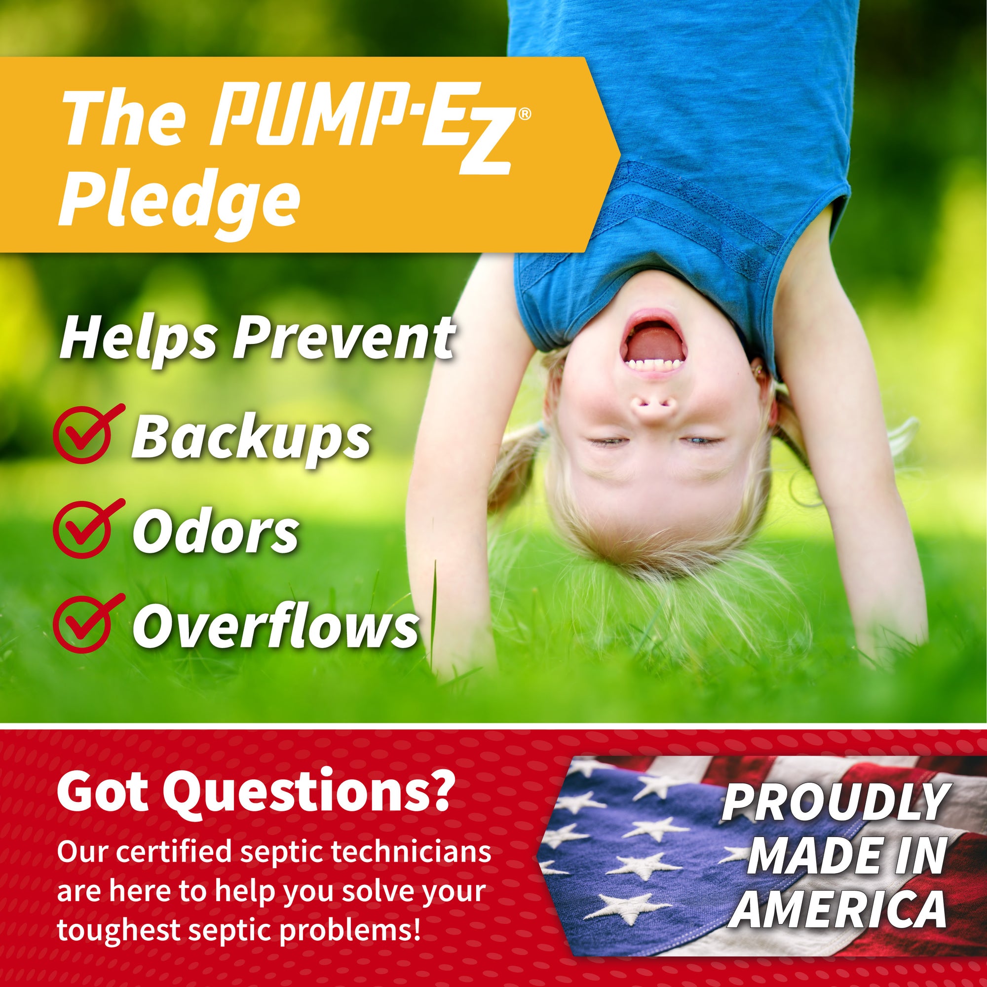 Pump-EZ Septic Treatment | Quick Dissolve Pods - Unique Drain + Septic