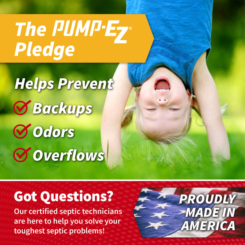 Pump-EZ Septic Treatment | Quick Dissolve Pods - Unique Drain + Septic